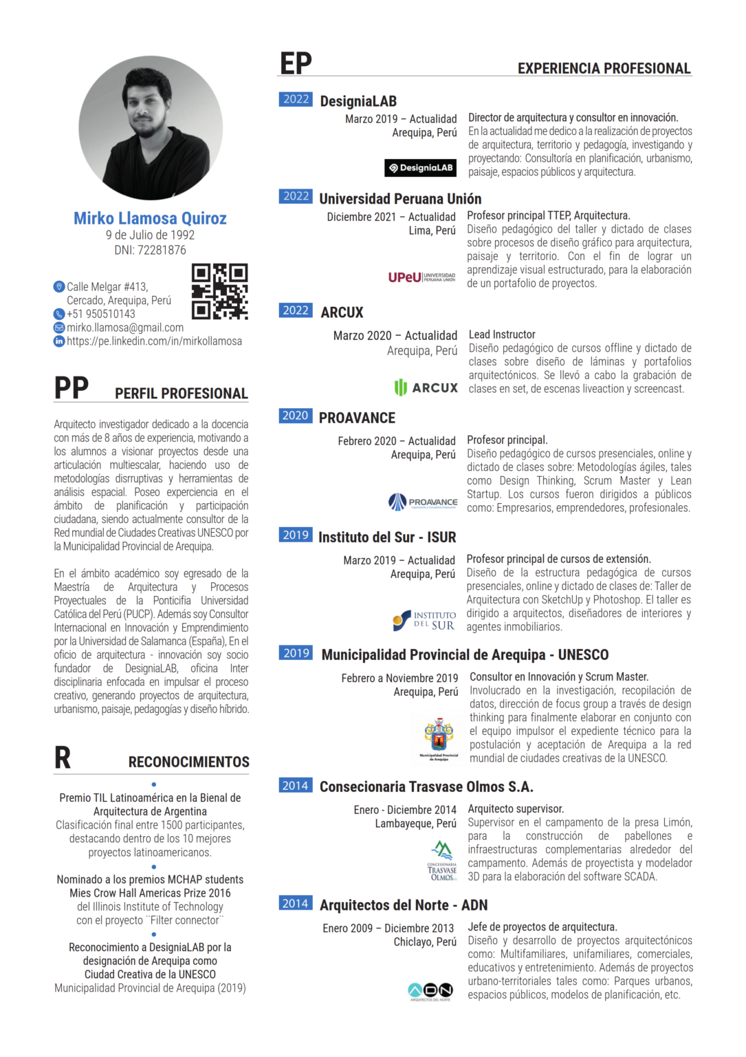 Creación de un CV creativo con Adobe Illustrator - Arcux
